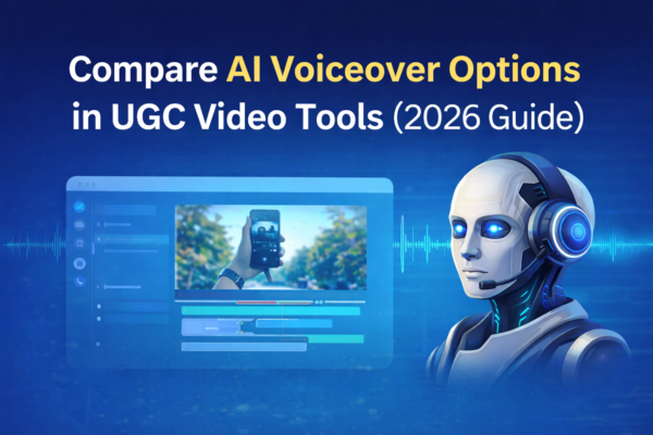 Compare AI Voiceover Options in UGC Video Tools (2026 Guide)